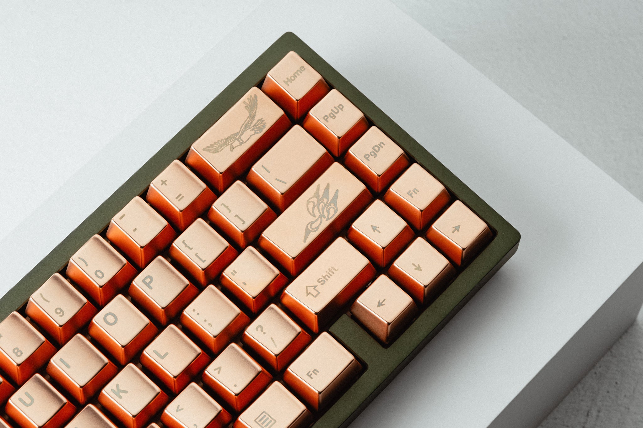 [EXTRAS] Awekeys Copper Eagle Full Metal Keycaps Set – Neo Macro